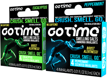 Go Time: New, Branded Smelling Salt - Jump Start